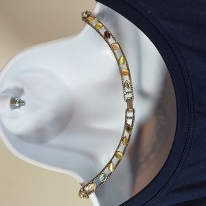 unknown | Jewelry | Vintage Silvermulti Stone Collar | Poshmark